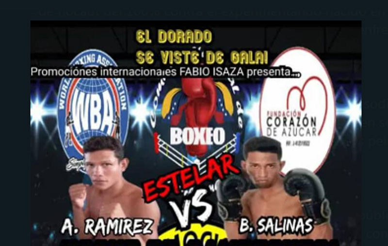 Brayan Salinas vs Andy Ramírez, será la pelea estelar de la cartelera ...