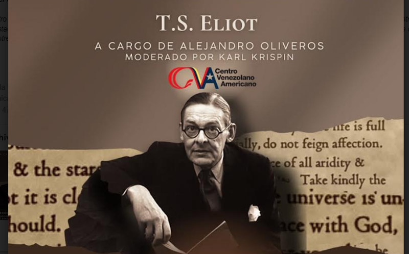 Alejandro Oliveros dictará conferencia sobre la vida y obra de T.S ...