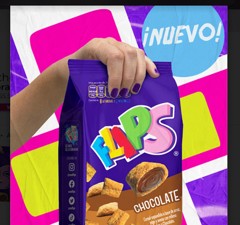 Lo más grande llegó con la nueva presentación de Flips 400 gr ...