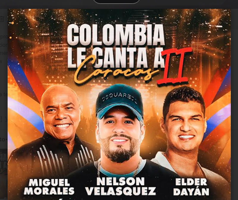 2da edición "Colombia le canta a Caracas en 2025" se realizará en la ...