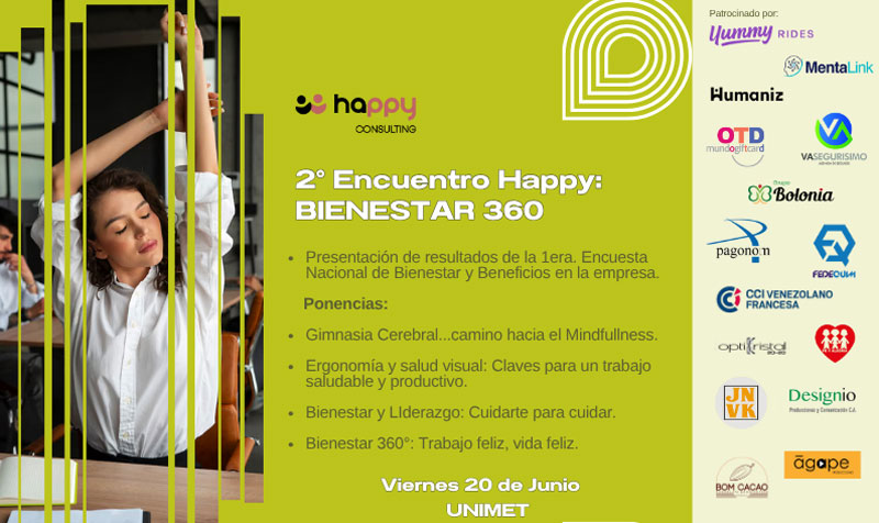 Se acerca el 2do Encuentro Happy "Bienestar 360" y el rol del trabajo en la vida diaria ...