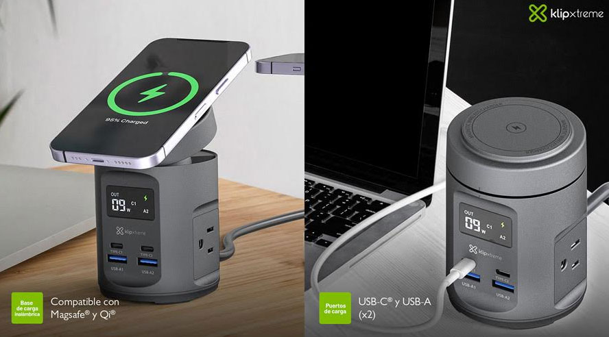 Klip Xtreme lanzó PowerDesk Ultra, la estación de carga inalámbrica 7 ...